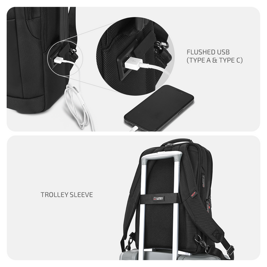 VIP LEGACY Laptop Backpack Black – VIP Bags India