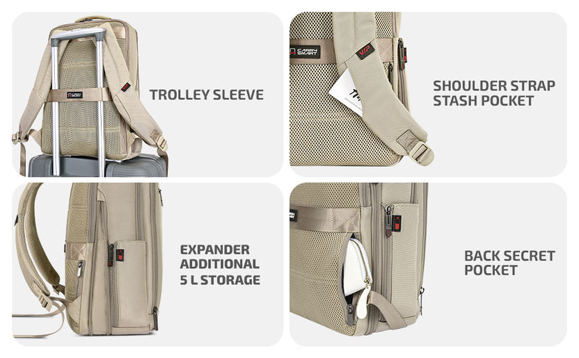 Buy VIP VOGUE Laptop Expander Backpack Online @ Rs.4350 | VIP Bags ...